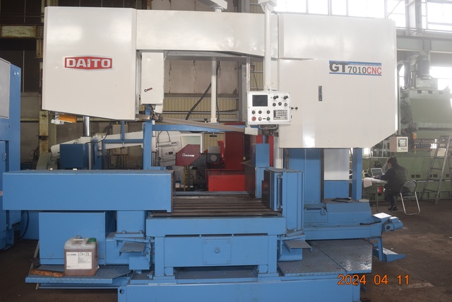 大東精機 GT7010CNC 1000mmバンドソー 中古販売詳細【#368200】 | 中古機械情報百貨店 | DAITO SEIKI